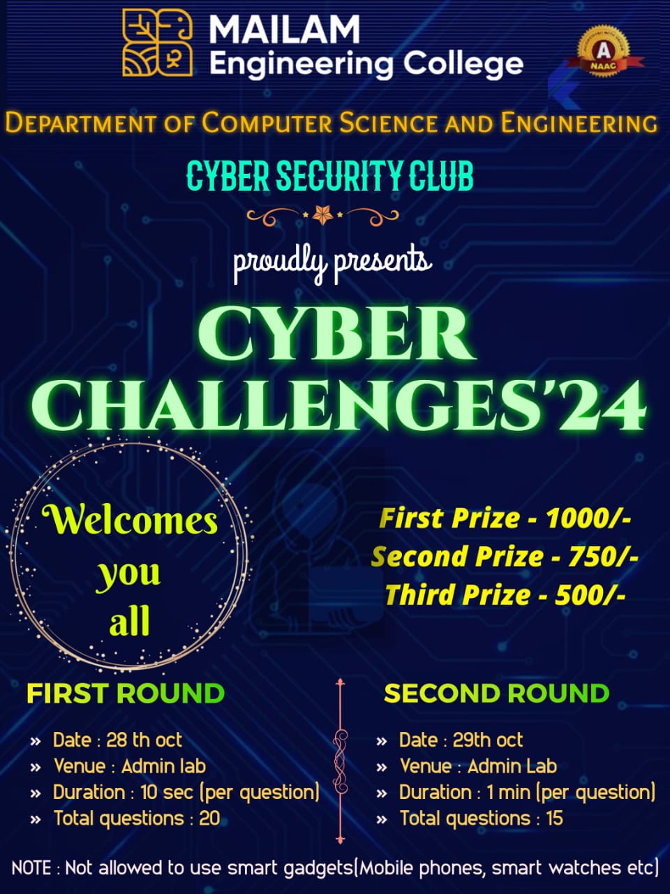 Cyber Security Club Activity - MEC