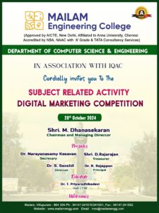 Discover Top BE Computer Science Engineering in Tamilnadu | MEC